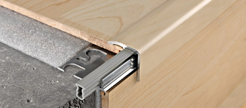 Style stair - top pin insert aluminium base 30 wood finishes and 6 ...