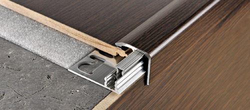 Style stair - top pin insert aluminium base 30 wood finishes and 6 ...